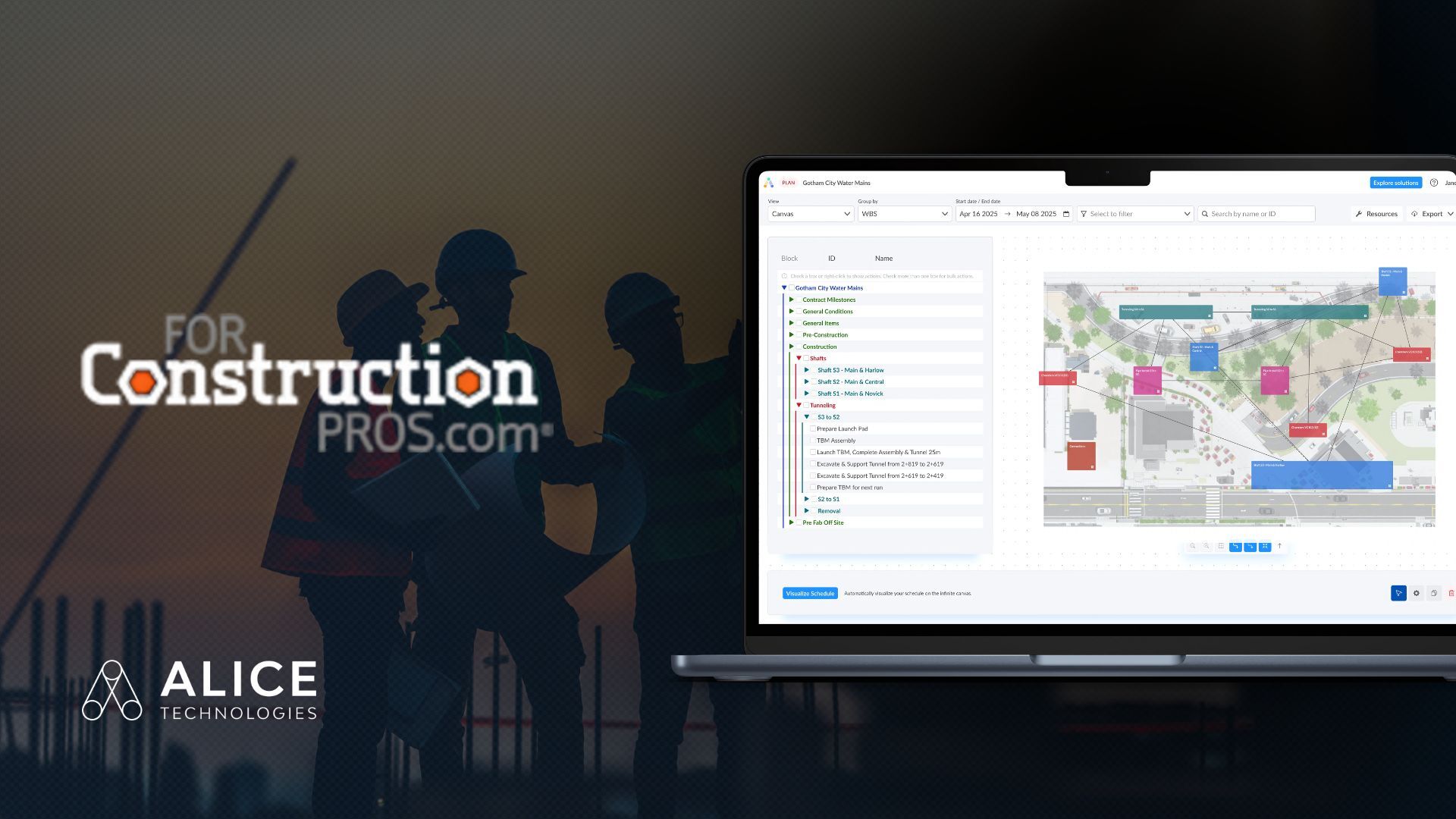 ALICE Technologies Launches New 2D Visual Scheduling Tool